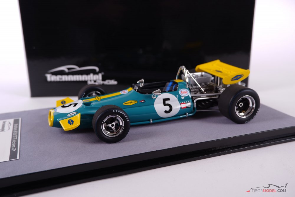 Model car Brabham BT33 1970 Monaco, 1:18 Tecnomodel - tibormodel.com