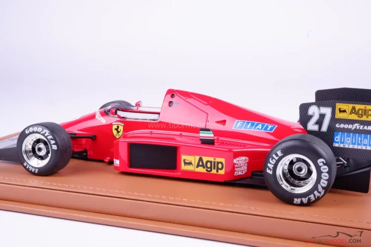 Model car Ferrari F1/86 Alboreto 1986, Tecnomodel | Tibormodel.com