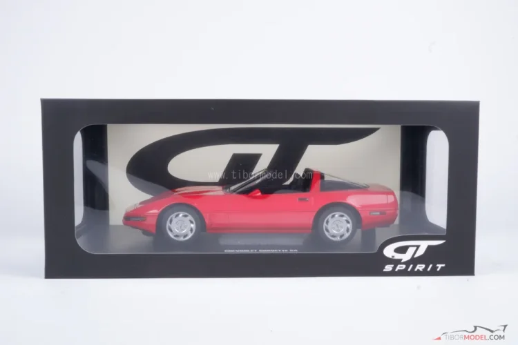 Model car Chevrolet Corvette C4 red, 1:18 GT Spirit | Tibormodel.com
