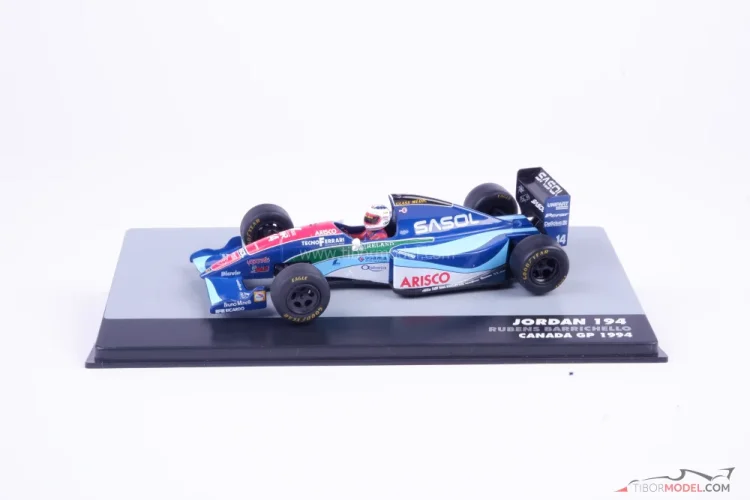 Model car Jordan 194 Barrichello 1994, 1:43 Altaya | Tibormodel.com
