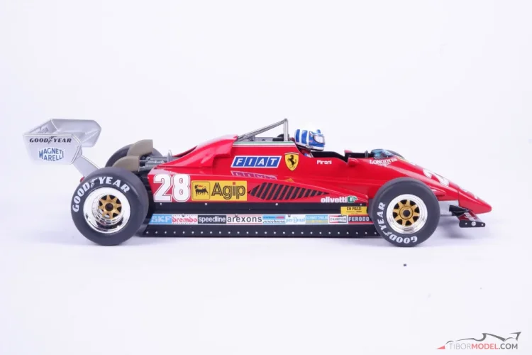 Model car Ferrari 126C2 Pironi 1982, 1:18 MCG | Tibormodel.com