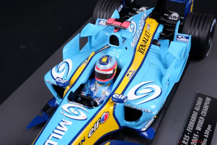 Model car Renault R25 Alonso, Brazilian, Minichamps | Tibormodel.com