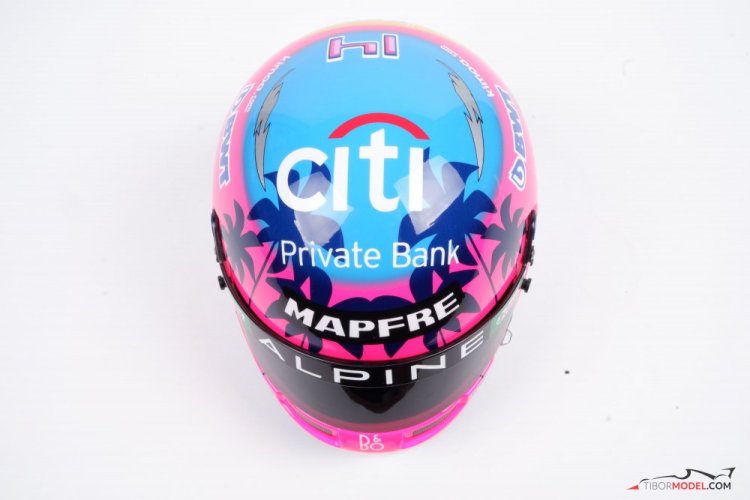 Helmet Fernando Alonso 2022 Miami, 1:2 Bell | Tibormodel.com