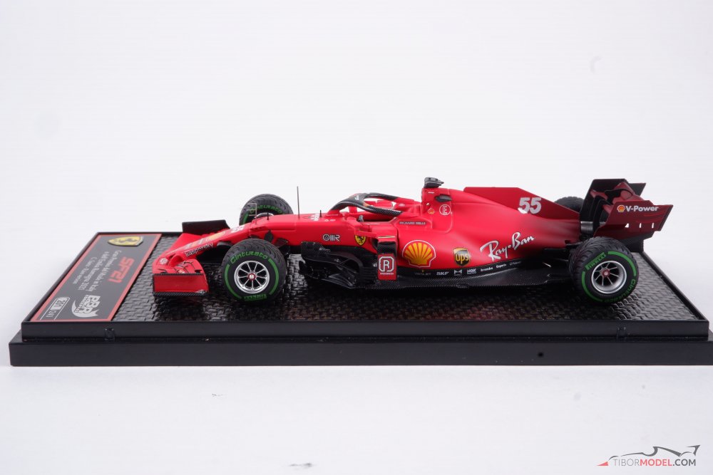 Model car Ferrari SF21 Carlos Sainz 2021, 1:43 BBR | Tibormodel.com