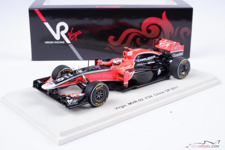 Model car Marussia MVR-02 Glock 2011, 1:43 Spark | Tibormodel.com