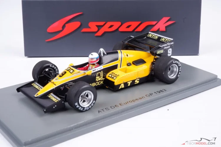 Model ATS D6 Winkelhock 1983 Európa, 1:43 Spark | Tibormodel.com