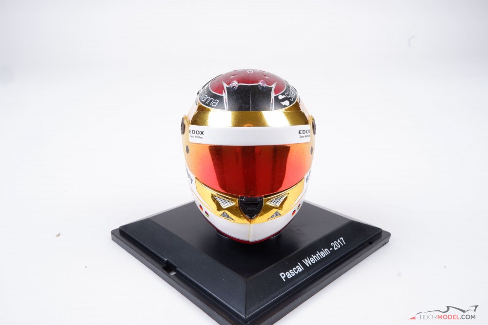 Helmet Pascal Wehrlein 2017 Sauber, 1:5 Spark | Tibormodel.com