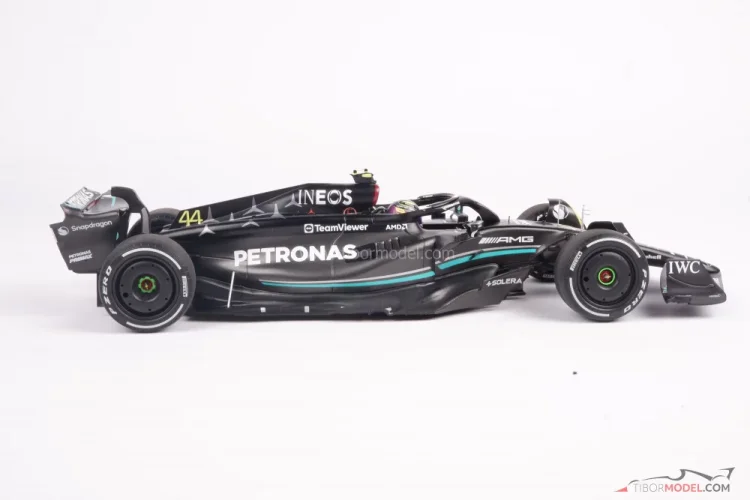 Model car Mercedes W14 Hamilton 2023, Minichamps | Tibormodel.com