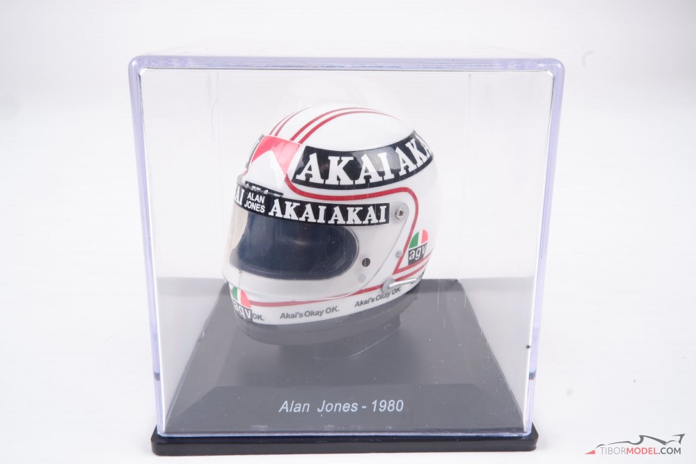 Helmet Alan Jones 1980 Williams, 1:5 Spark | Tibormodel.com
