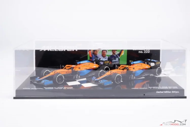 Model car McLaren MCL35M Double Monza, 1:43 Minichamps | Tibormodel.com