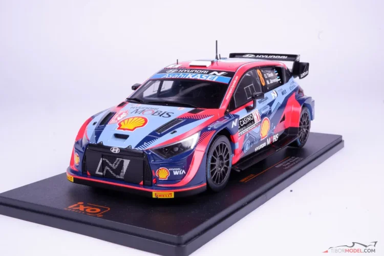 Model car Hyundai i30 N Rally Tanak 2022, 1:18 Ixo | Tibormodel.com