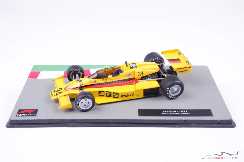 Model car ATS PC4 J. P. Jarier 1977, 1:43 Altaya | Tibormodel.com