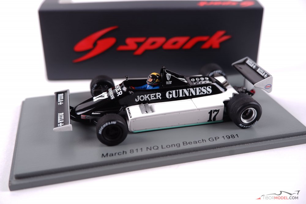 Model car March 811 Derek Daly 1981, 1:43 Spark | Tibormodel.com