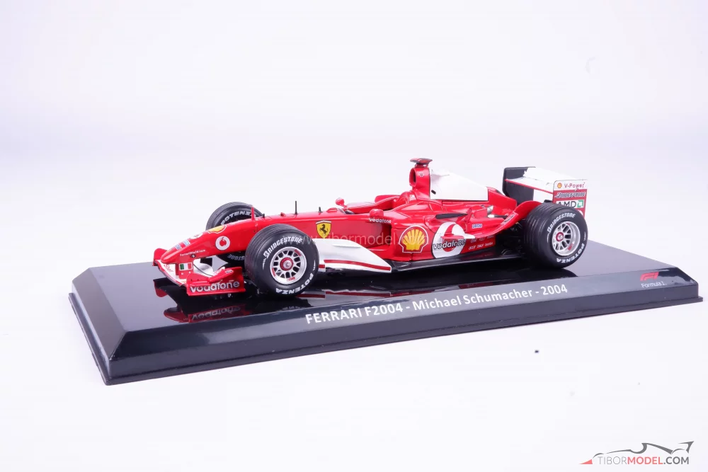 Model car Ferrari F2004 Schumacher, 1:24 scale | Tibormodel.com