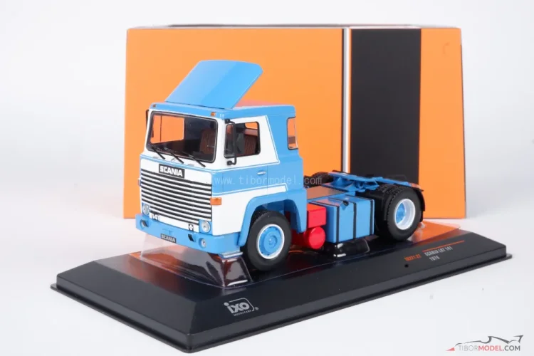 Model truck Scania LBT 141 blue, 1:43 Ixo | Tibormodel.com