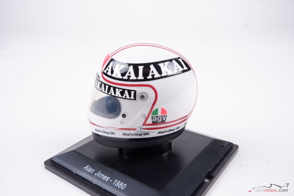 Helmet Alan Jones 1980 Williams, 1:5 Spark | Tibormodel.com