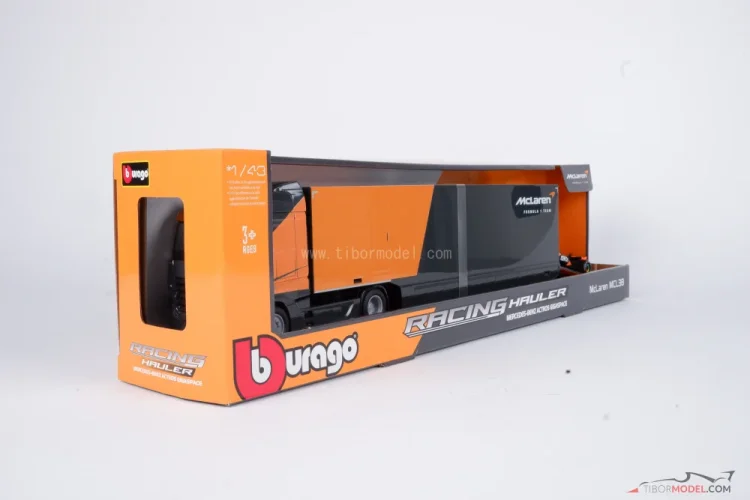 Model kamion McLaren F1 team 1:43 Bburago | Tibormodel.com