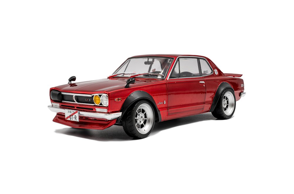 Model car Nissan Skyline 1970 red, 1:18 Solido | Tibormodel.com