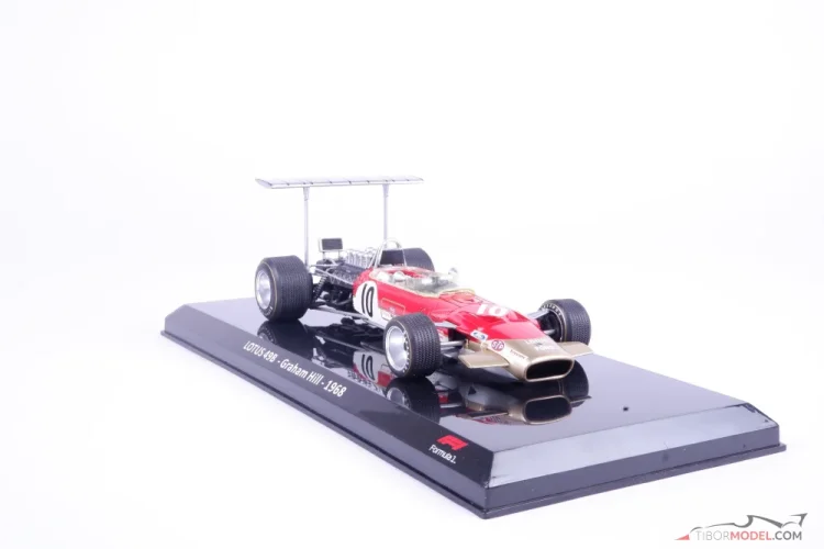 Model car Lotus 49b Graham Hill 1968, 1:24 scale | Tibormodel.com