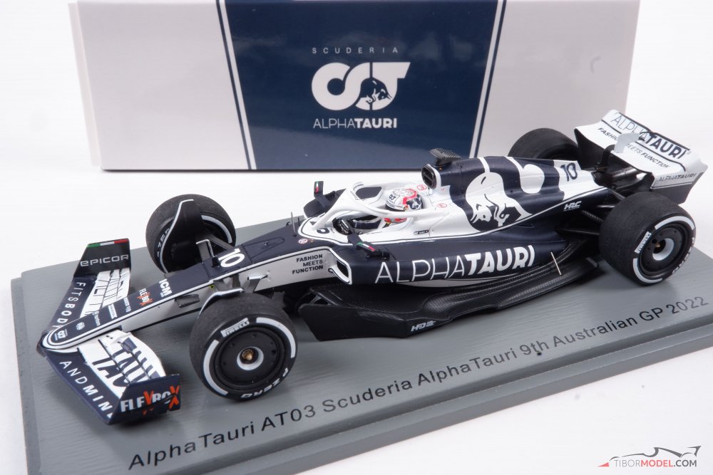 Model AlphaTauri AT03 Gasly 2022, 1:43 Spark | Tibormodel.com