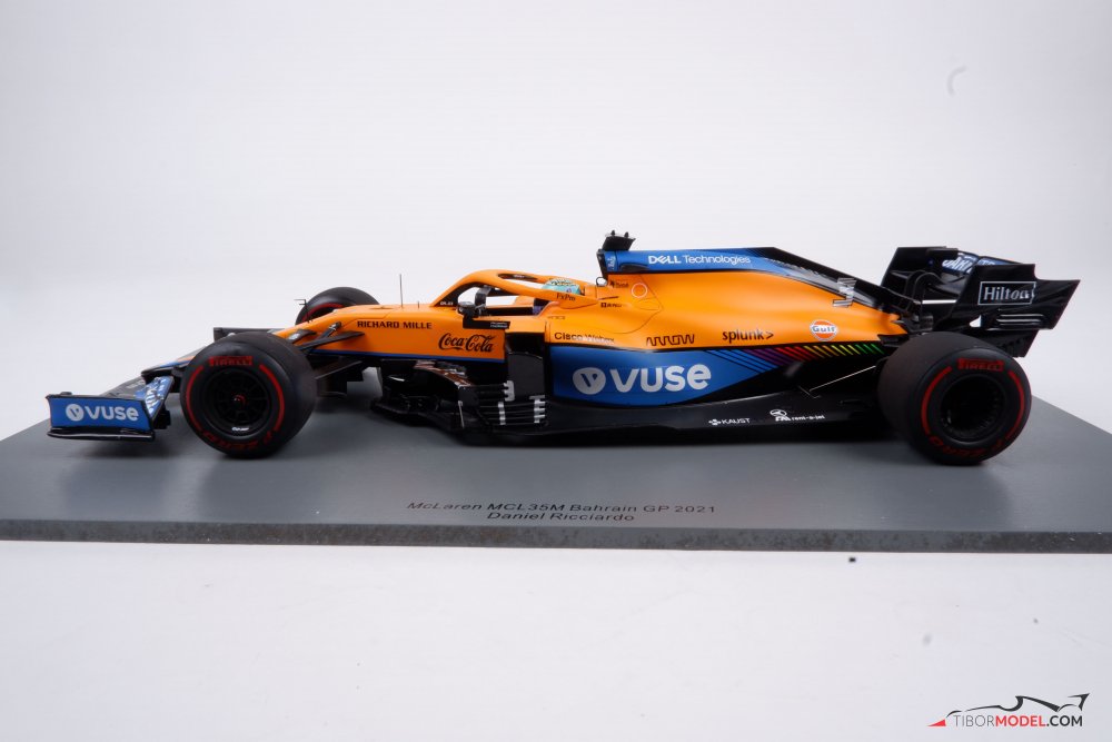 Model car McLaren MCL35M Ricciardo 2021, 1:18 Spark | Tibormodel.com