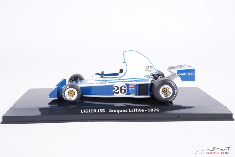 Model car Ligier JS5 Laffite 1976, 1:24 scale | Tibormodel.com