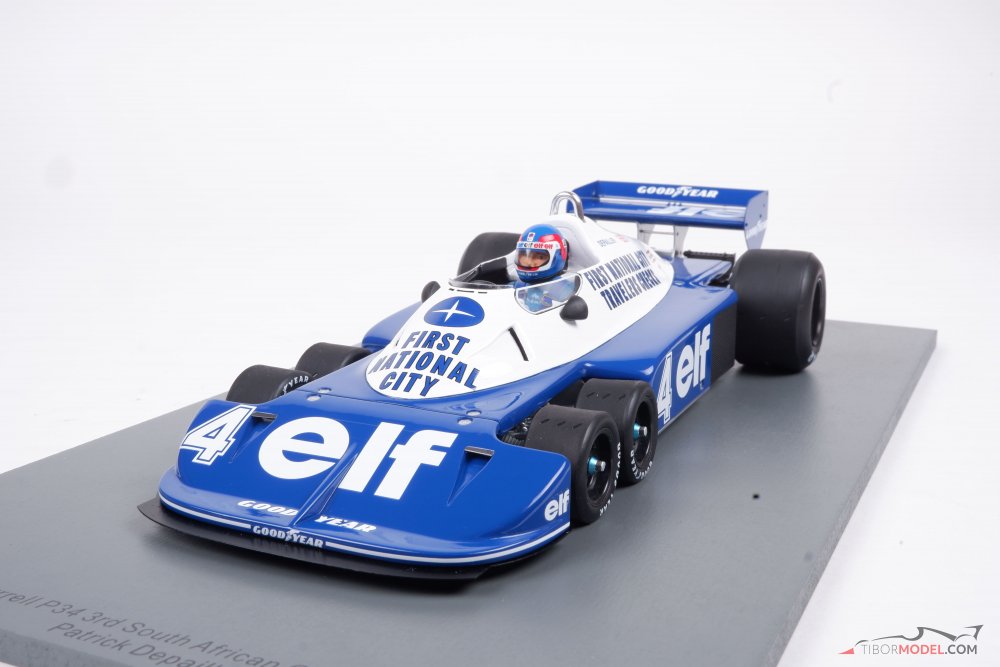 Model Tyrrell P34 Depailler 1977 Africa, 1:18 Spark | Tibormodel.com