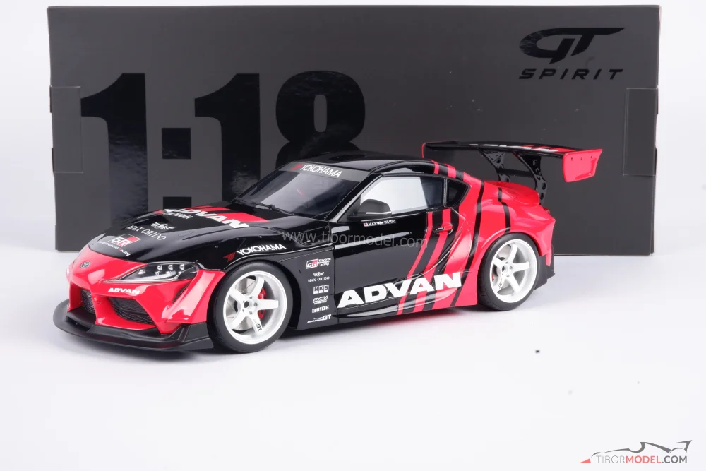 Model car Toyota Supra GR Advan, 1:18 GT Spirit | Tibormodel.com