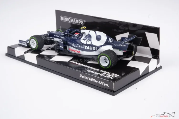 Model AlphaTauri AT02 Gasly Turkish 2021, Minichamps | Tibormodel.com