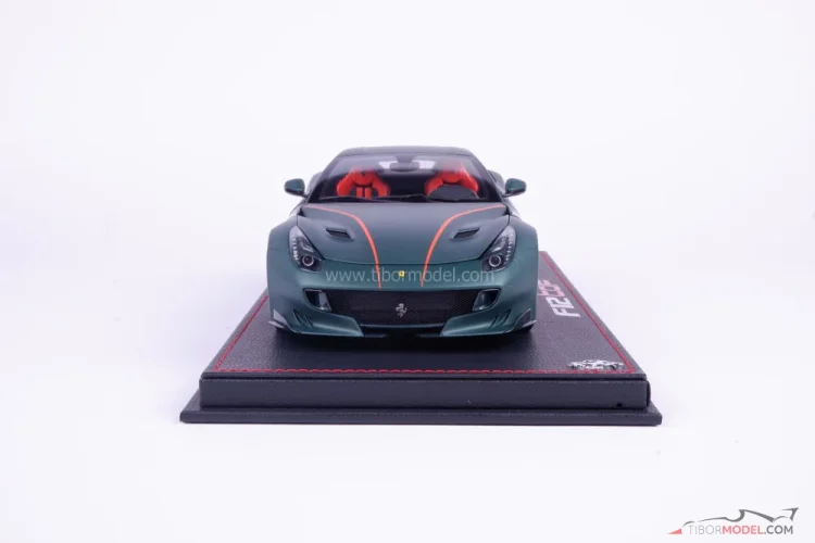 Model car Ferrari F12 TDF matte green, 1:18 BBR | Tibormodel.com