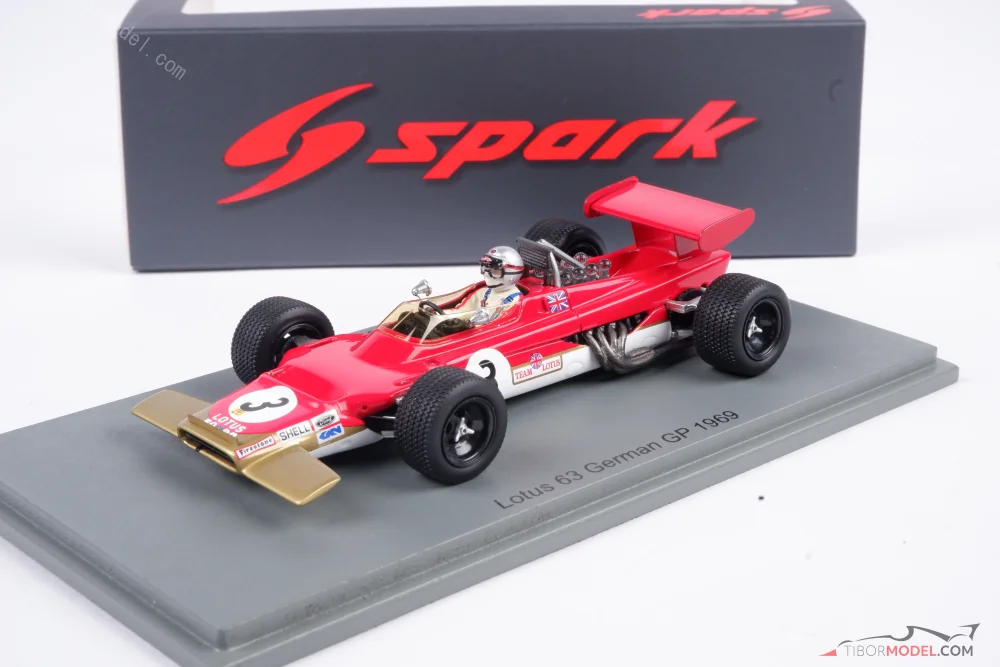 Model Lotus 63 Andretti, German GP 1969, 1:43 Spark | Tibormodel.com