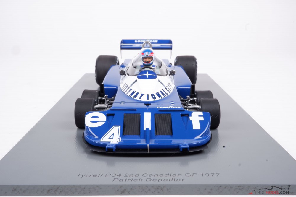 Model Tyrrell P34 Depailler 1977 Canada, 1:18 Spark | Tibormodel.com