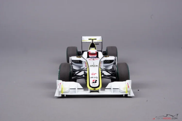Model car Brawn BGP001 Barrichello Europe 2009 Minichamps | Tibormodel.com