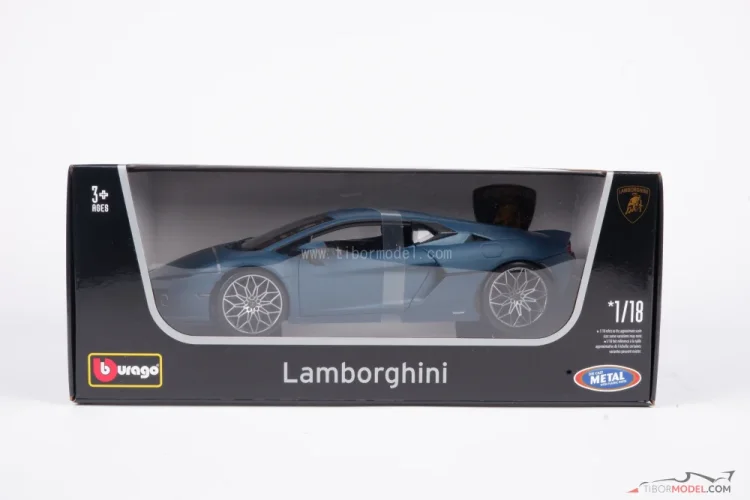 Model car Lamborghini Temerario blue, 1:18 Bburago | Tibormodel.com