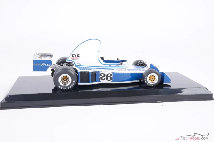 Model car Ligier JS5 Laffite 1976, 1:24 scale | Tibormodel.com