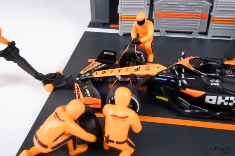 Pit Stop set McLaren Piastri 2024, 1:43 Bburago | Tibormodel.com