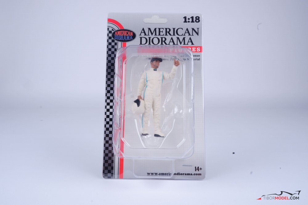 Model Figure Lewis Hamilton, 1:18 American Diorama | Tibormodel.com