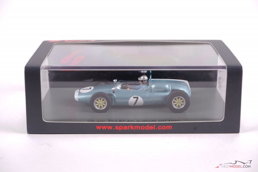 Cooper T53 - McLaren (1961), Solitude GP, 1:43 Spark │ Tibormodel.com