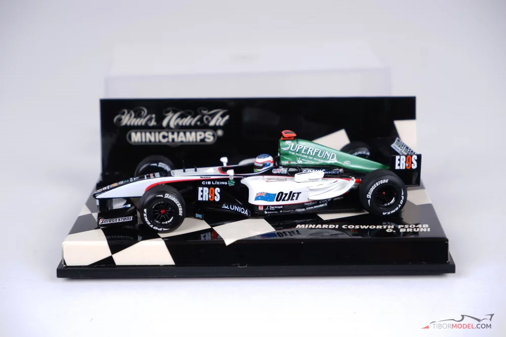 Model car Minardi PS04b Bruni 2004, 1:43 Minichamps | Tibormodel.com