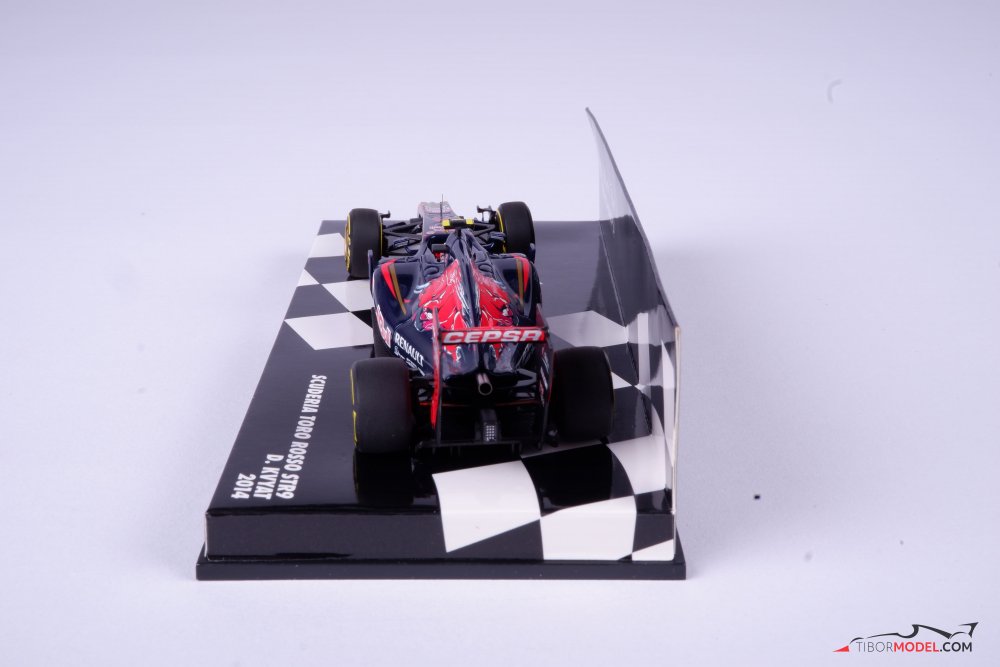 Model car Toro Rosso STR9 Kvyat 2014, 1:43 Minichamps | Tibormodel.com