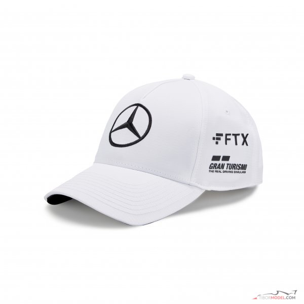 Lewis Hamilton Mercedes AMG cap 2022 white | Tibormodel.com