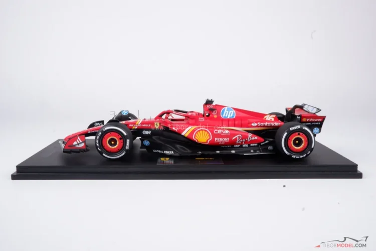 Model Ferrari SF-24 Leclerc 2024 USA, 1:18 Looksmart | Tibormodel.com