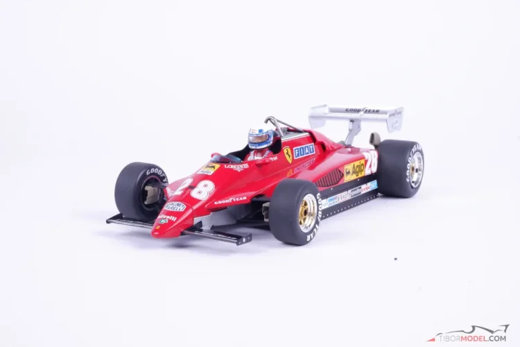 Model car Ferrari 126C2 Pironi 1982, 1:18 MCG | Tibormodel.com