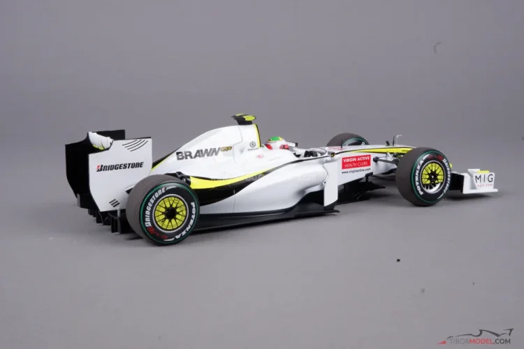 Model Brawn BGP001 Barrichello Európa 2009 Minichamps | Tibormodel.com