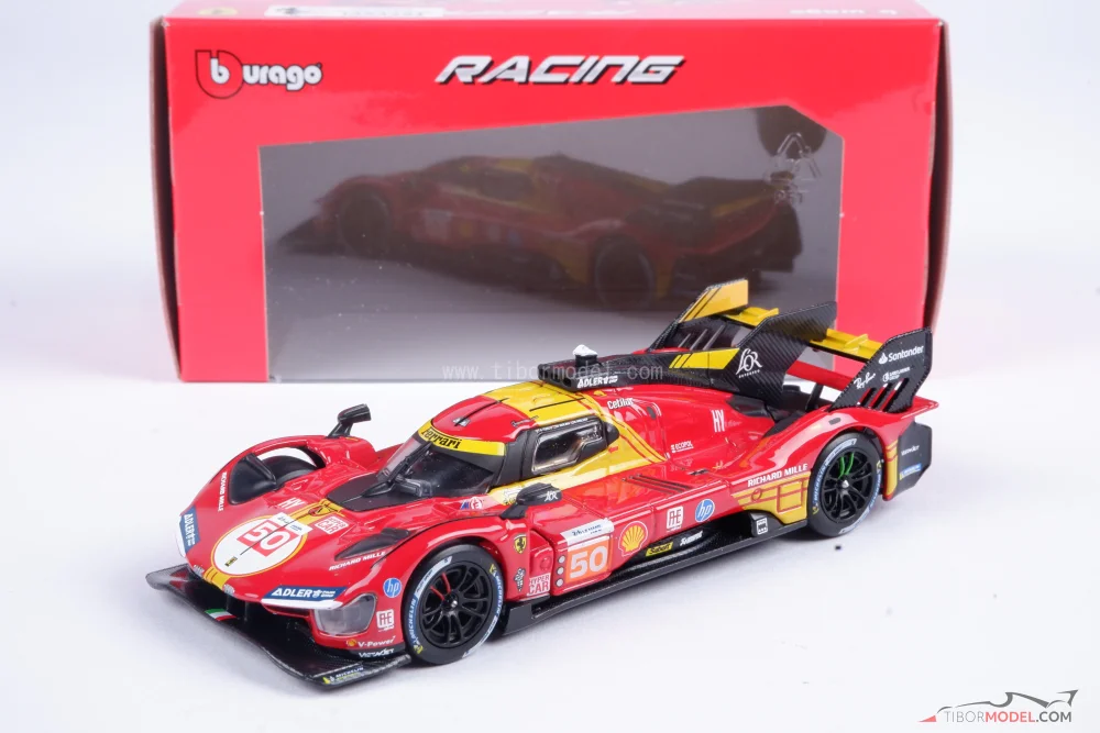 Model Ferrari 499P Winner LeMans 2024, 1:43 BBurago | Tibormodel.com