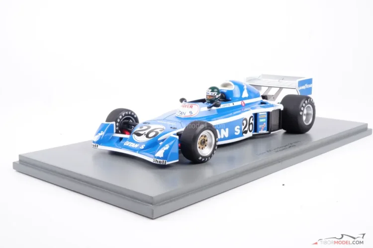 Model car Ligier JS5 Laffite 1976 Zolder, 1:18 Spark | Tibormodel.com