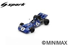Model car Tyrrell 004 Depailler 1972, 1:18 Spark | Tibormodel.com