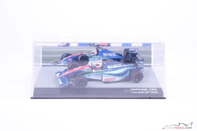 Model car Jordan 194 Barrichello 1994, 1:43 Altaya | Tibormodel.com