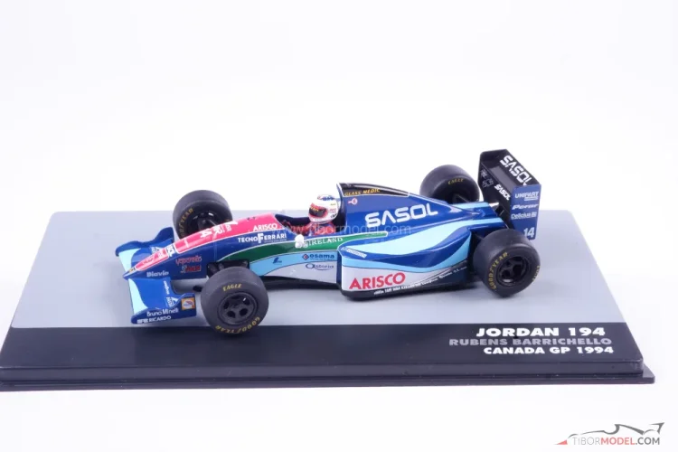 Model car Jordan 194 Barrichello 1994, 1:43 Altaya | Tibormodel.com