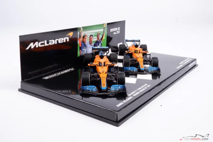 Model car McLaren MCL35M Double Monza, 1:43 Minichamps | Tibormodel.com